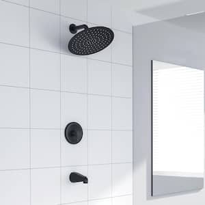Magic Home 1-Spray 16 in. Ceiling Mount Square Rainfall Shower Head ...