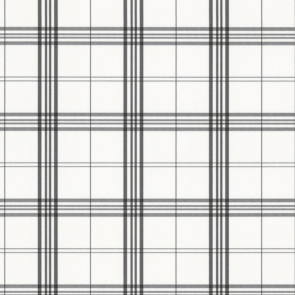 Norwall Kitchen Plaid Vinyl Strippable Roll Wallpaper (Covers 56 sq. ft ...