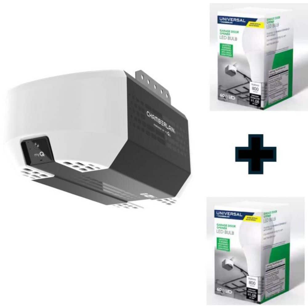 Chamberlain Advanced Series 3/4 HP Smart Belt Drive Garage Door Opener ...