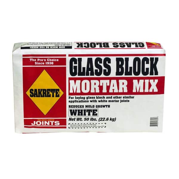 SAKRETE 50 lb. Glass Block Mortar Mix 430.50.sk - The Home Depot