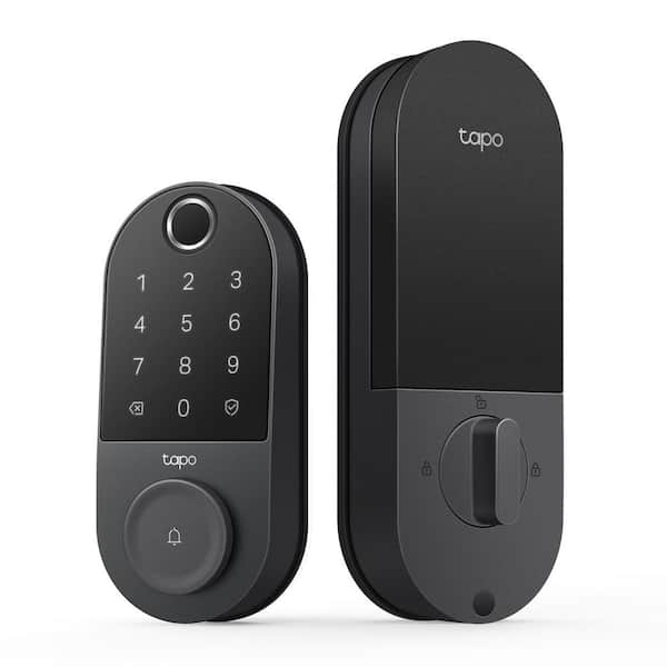 TP-LINK Tapo Smart Wi-Fi Single Cylinder Deadbolt Door Lock 110-Lock ...