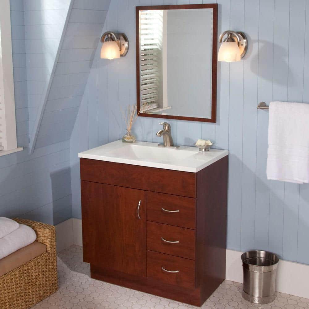 St. Paul Vanguard 30 in. W x in. D x in. H Single Sink Bath Vanity in ...