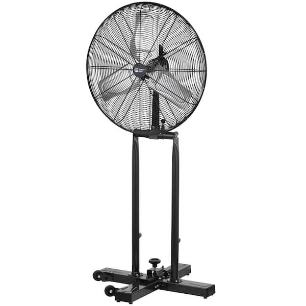Commercial Electric 24 in. 2-in-1 Pedestal/Floor Fan SFSI-600S - The ...
