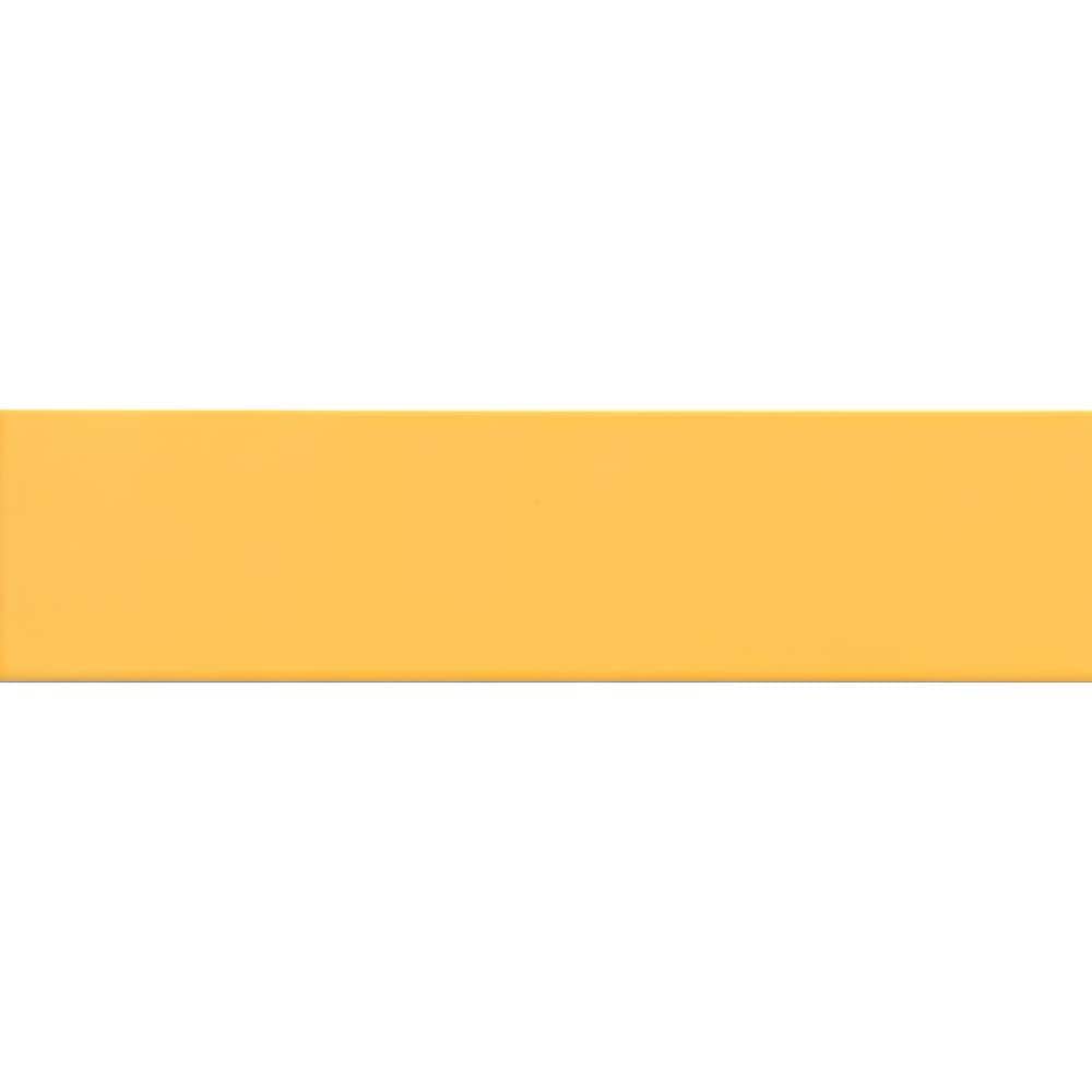 EMSER TILE Catch Yellow 3 in. x 12 in. Glossy Ceramic Wall Tile (12.15 ...
