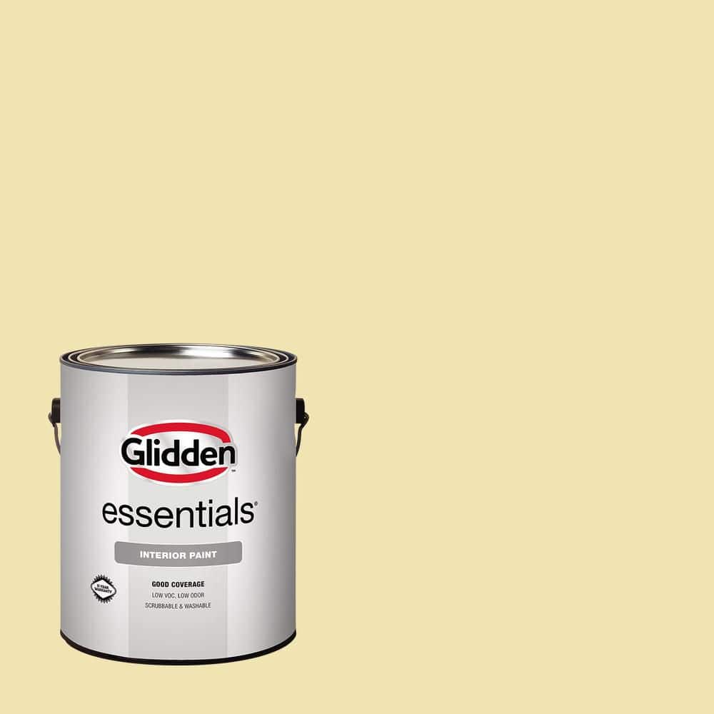 Glidden Essentials 1 gal. PPG1108-3 Butter Cookie Eggshell Interior ...