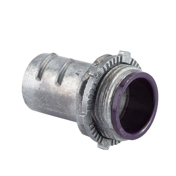 Conector Fmc 3 4 A Presión Commercial Electric 3/4 In. Flexible Metal