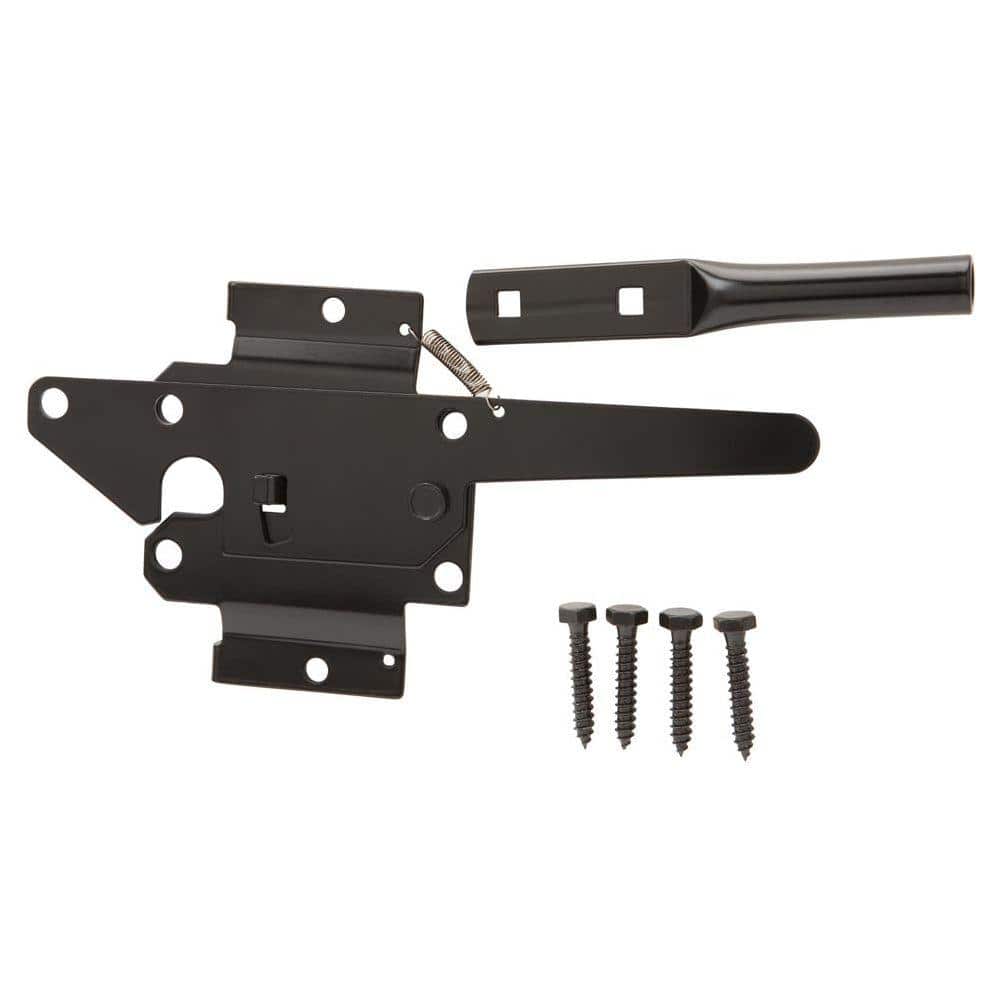 Everbilt Black Post Latch 24447 - The Home Depot