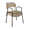 Medline Elements Collection 27.2 in. x 22.6 in. Bedside Commode in ...