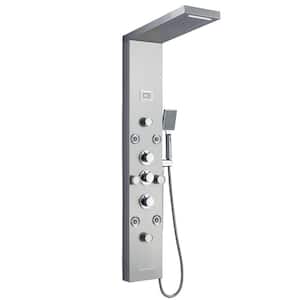Reviews for BYH build your home 8-Jet Rainfall Shower Panel System ...