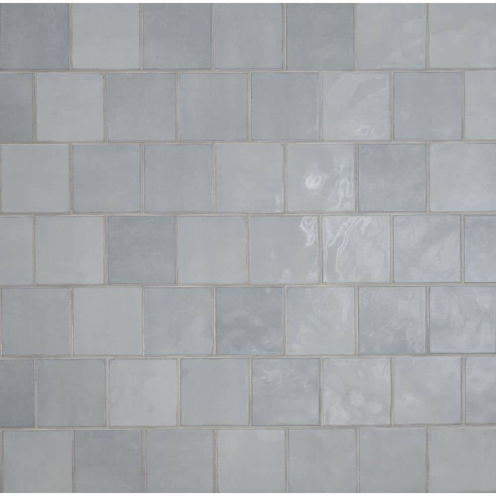 MSI Lakeview Sky 5 in. x 5 in. Glossy Ceramic Wall Tile (10.2 sq. ft ...
