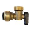 Tectite 1/2 in. Brass Push-To-Connect x 3/4 in. Male Hose Thread 90-Degree Washing Machine Ball ...