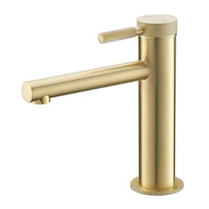 FLG Single Handle Single Hole Bathroom Faucet Modern Deck Mounted Brass Sink Basin Taps in ...