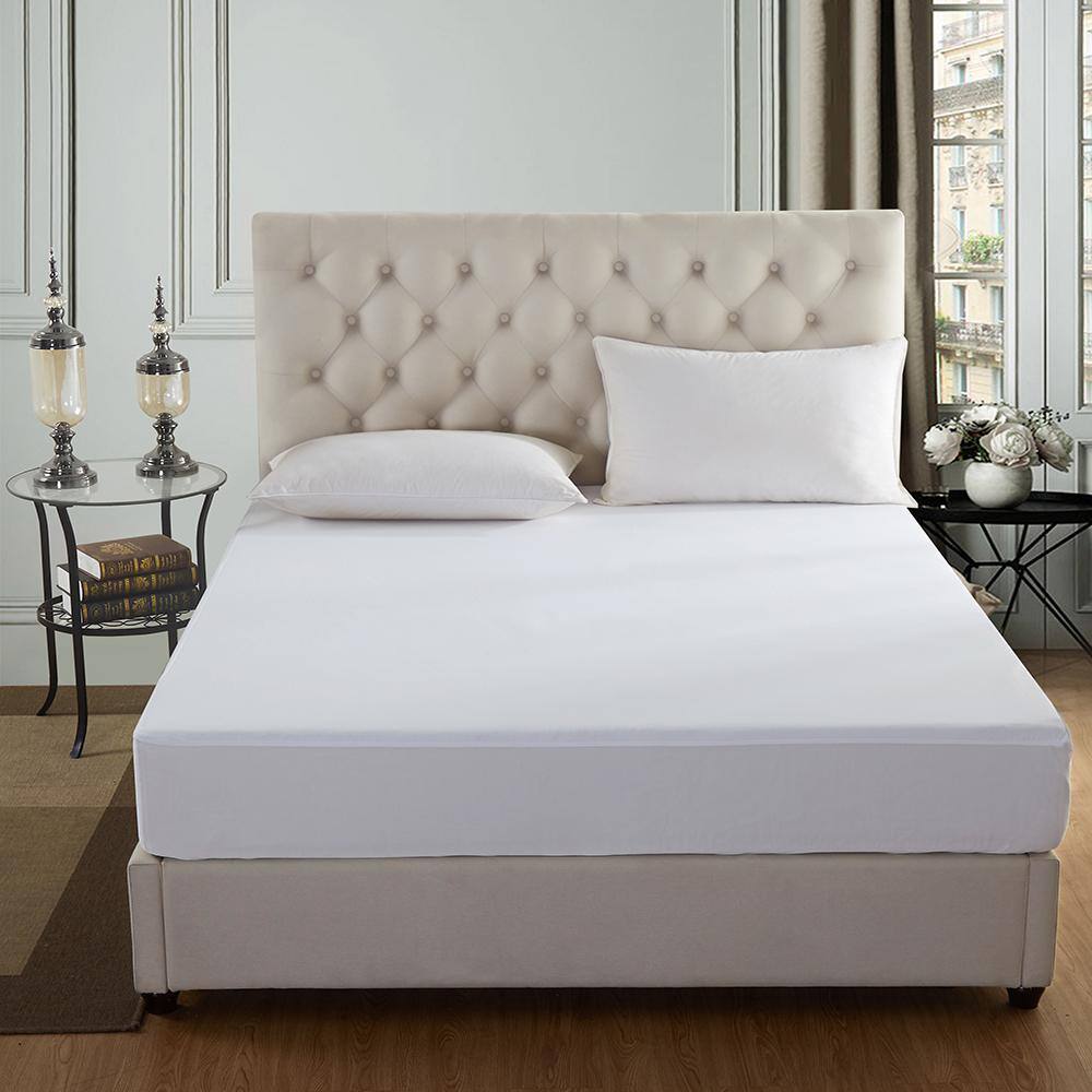 JML Twin Polyester Waterproof Mattress Protector, Bed Cover WM01-T ...