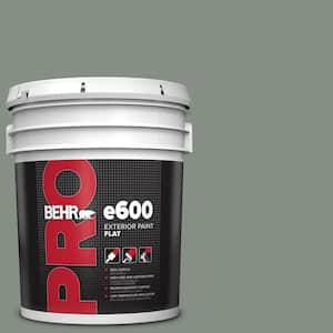 BEHR PRO 5 gal. #ECC-49-3 Forest Moss Low Luster Exterior Paint PR62305 ...
