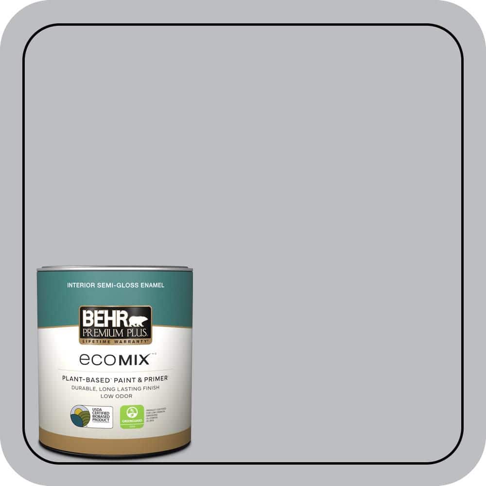 BEHR PREMIUM PLUS 1 qt. #N530-3 High Speed Access Semi-Gloss Enamel ...