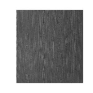 CALHOME 1/4 in. x 48 in. x 8 ft. Square Edge Black Finished Veneer MDF ...