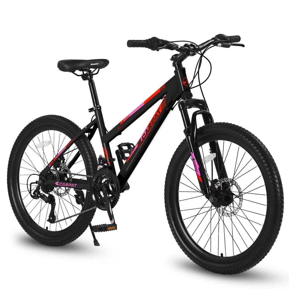 Sudzendf 26 in. Black 21 Speeds Gear MTB with Dual Disc Brakes and ...