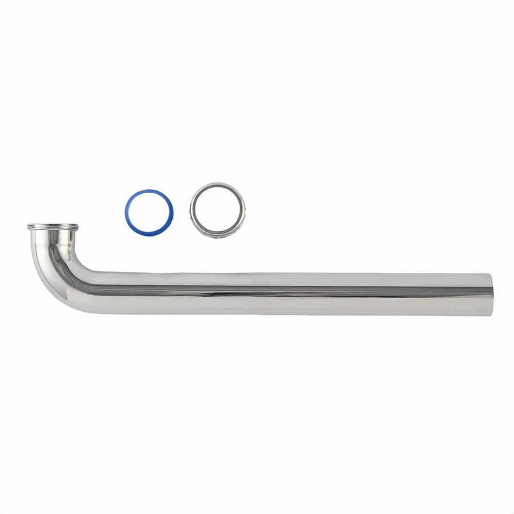 Everbilt 1-1/2in. x 15in. Chrome-Plated Brass Slip-Joint Sink Drain ...