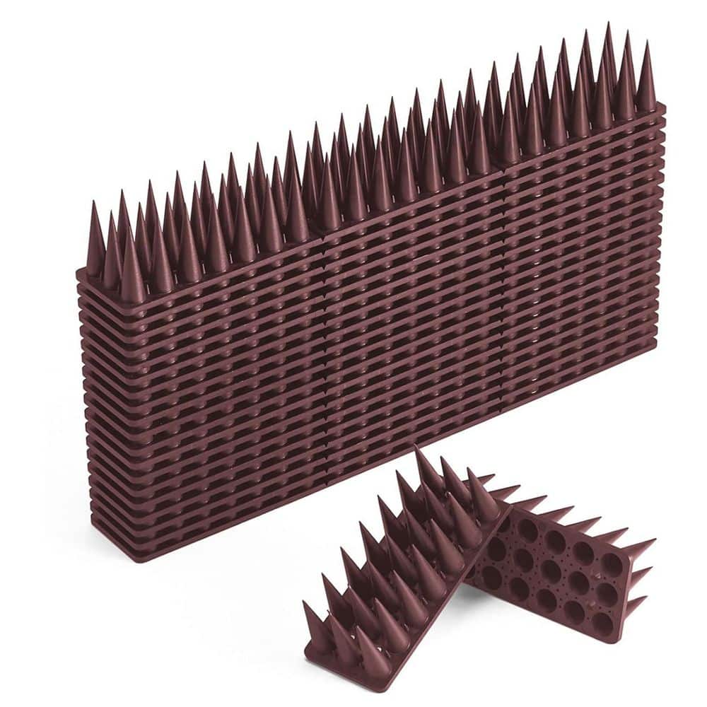 Phewnyzo 20-Pack Bird Spikes for Pigeon, Squirrel, Raccoon, and Cat ...