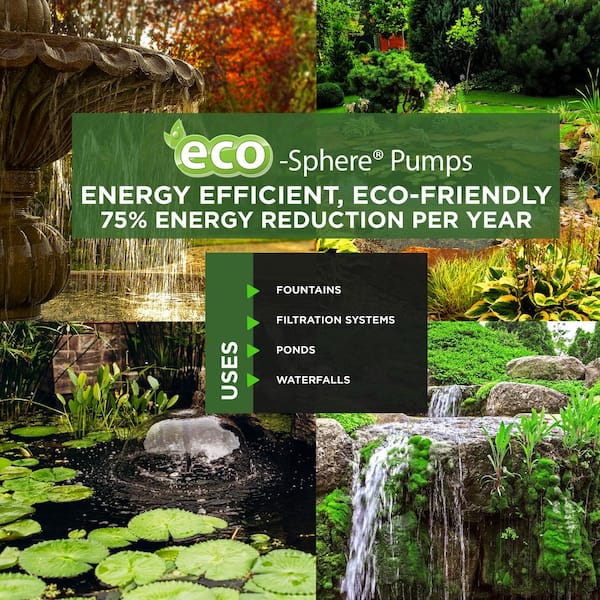 Buy Eco-Sphere Energy-Saving Pump 2800GPH with 33' Cord Online at ...