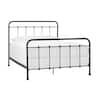 StyleWell Dorley Farmhouse Black Metal Full Bed (57.87 in W. X 53.54 in ...