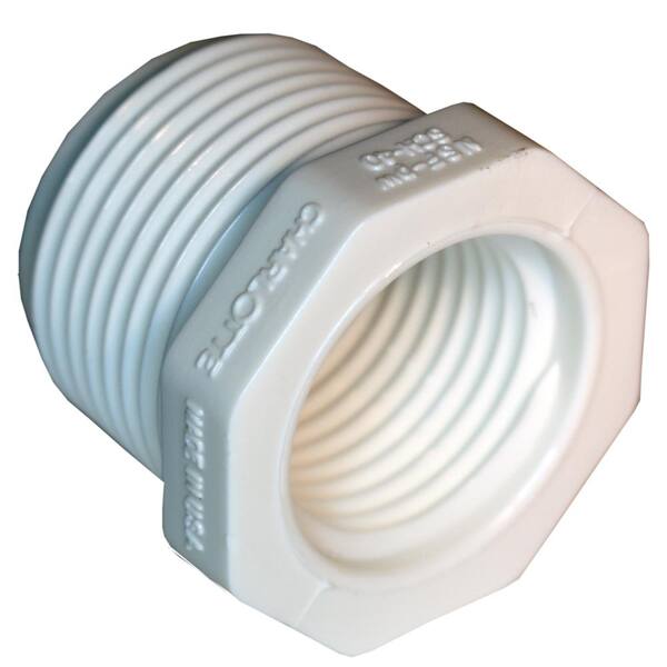 Charlotte Pipe 1-1/2 in. x 1-1/4 in. PVC Schedule 40 Reducer Bushing ...