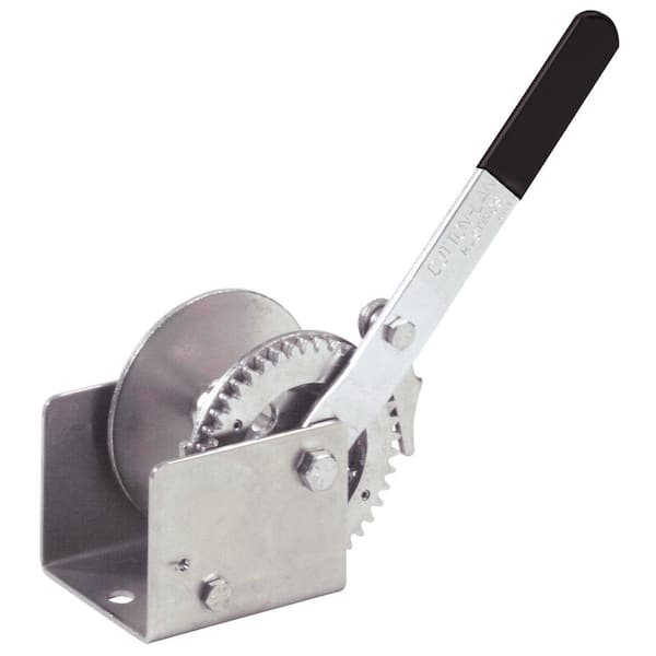 Dutton-Lainson Horizontal Pulling Winch with Ratchet - Standard, 400 lb ...
