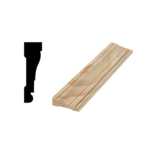 Woodgrain Millwork WM 376 11/16 in. x 2-1/4 in. x 84 in. Pine Casing ...