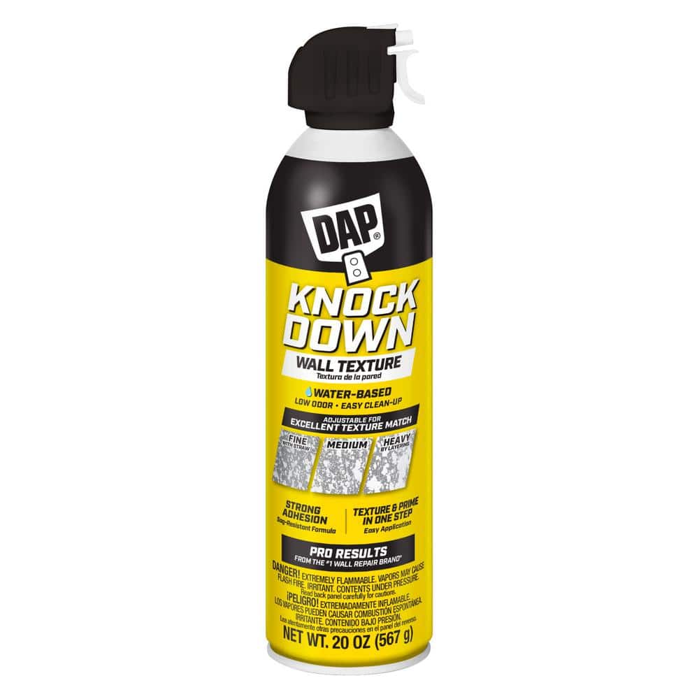 DAP Spray Texture 20 oz. Knockdown Water Based Wall Texture Quick ...