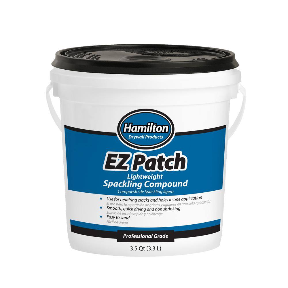 Hamilton Drywall Products 3-1/2 qt. E-Z Patch Lightweight Spackling ...
