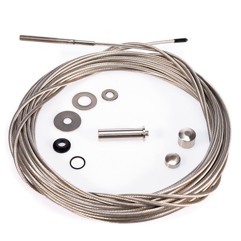 40 ft. of 1/8 in. cable, 2.75 in. Pre-Swaged Threaded Stud, Pull-Lock ...