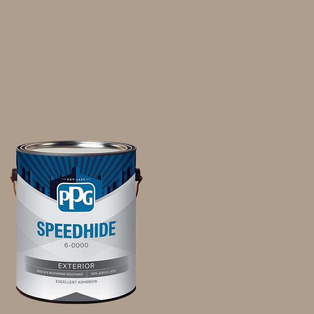 Reviews for SPEEDHIDE 1 gal. PPG1076-4 Cuppa Coffee Flat Exterior Paint ...