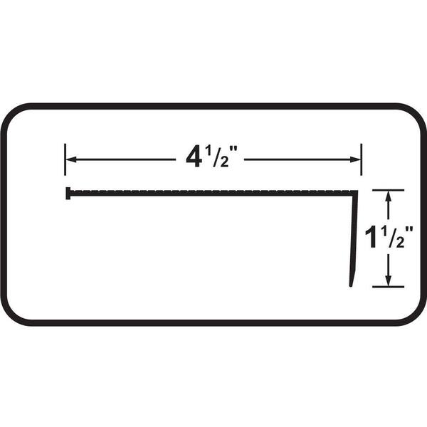 M-D Building Products 4.5 in. x 72 in. Mill Aluminum Sill Nosing Window ...