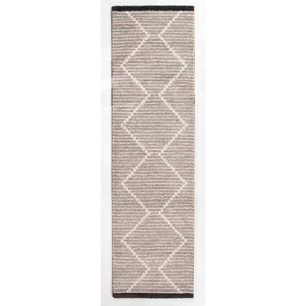BALTA Oscar Grey 2 ft. x 7 ft. Runner Rug 3003899 - The Home Depot