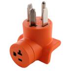 AC WORKS Dryer Adapter 3-Prong 30 Amp Dryer Plug to 4-Prong Dryer ...