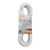 HDX 15 ft. 16/3 Light Duty Indoor/Outdoor Extension Cord, White ...