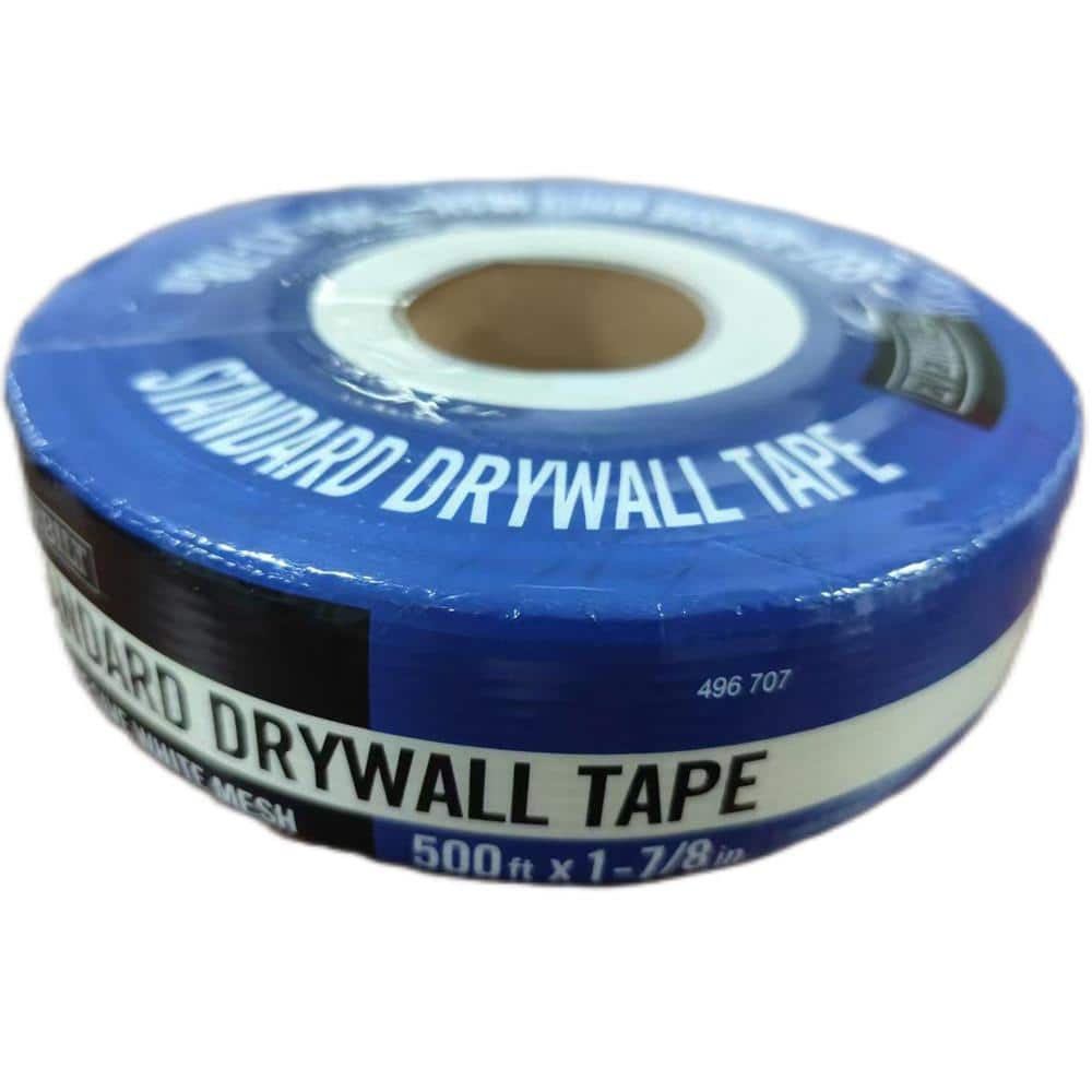 Everbilt 1-7/8 in. x 500 ft. White Self-Adhesive Mesh Drywall Joint ...