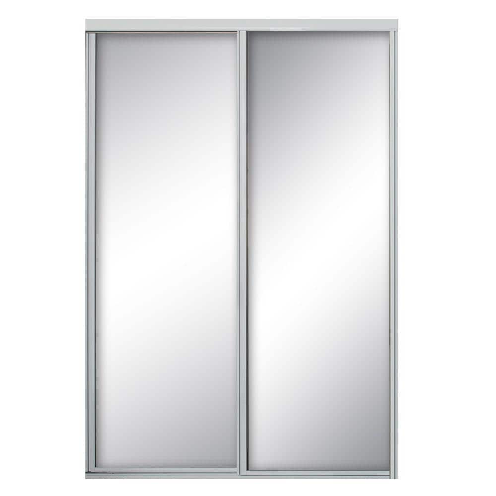 Contractors Wardrobe 60 in. x 96 in. Concord Bright Clear Aluminum ...