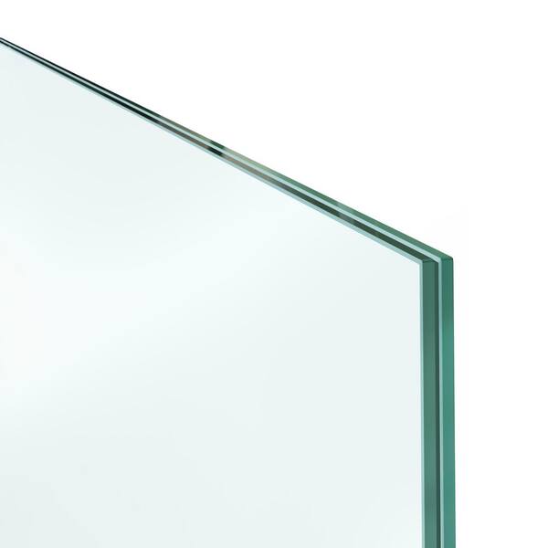 Glass Warehouse 39.75 in. H x 16 in. W Clear 9/16 in. (14 mm) Thickness ...