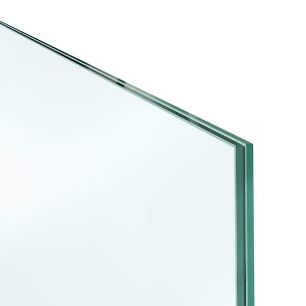 Glass Warehouse 39.75 in. H x 38 in. W Clear 9/16 in. (14 mm) Thickness ...