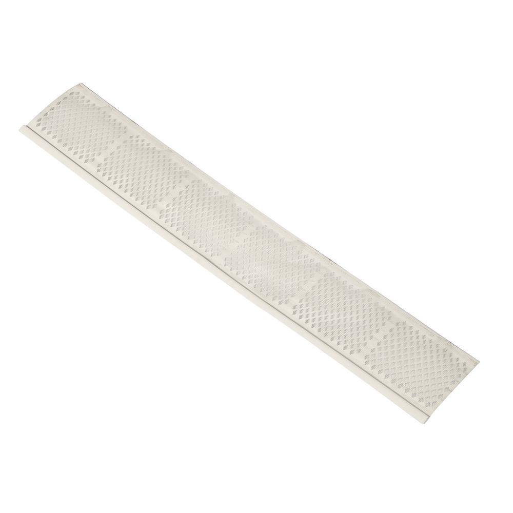 Everbilt Snap On Filter 3 ft. White Vinyl Gutter Guard 86770E - The ...