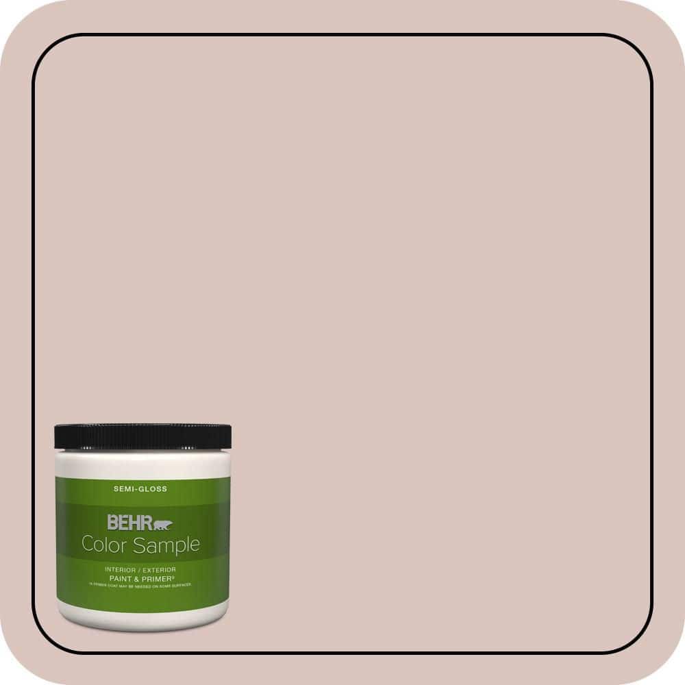 BEHR PREMIUM PLUS 8 oz. #MQ3-05 Bella Mia Semi-Gloss Interior/Exterior ...