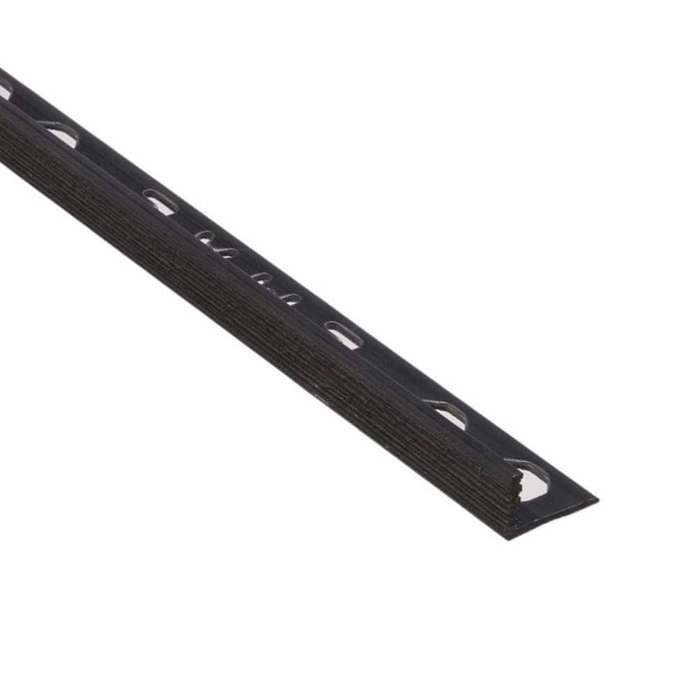 EMAC Novosuelo Black 1/2 in. x 98-1/2 in. ASTRA Tile Edging Trim ...