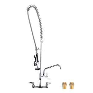 ARCORA Solid Brass Commercial Deck Mount Triple Handle Pull Down ...