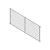 FORTRESS Fe26 Axis 40 in. H x 8 ft. W Black Steel Railing Stair Panel ...