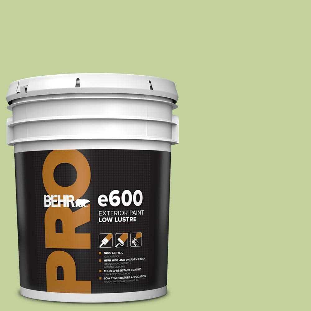 BEHR PRO 5 gal. #P370-4 Cricket Field Low Luster Exterior Paint PR62005 ...