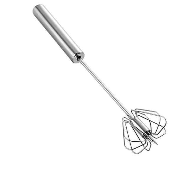 Anqtovp Stainless Steel Semi Automatic Egg Beater Hand Push Blender ...