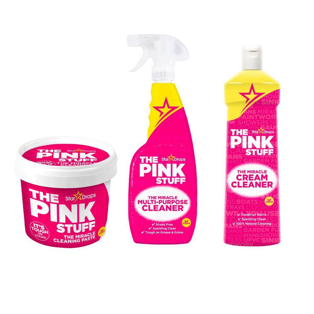 THE PINK STUFF 500 g Miracle Cleaning Paste, 750 ml Multi-Purpose ...