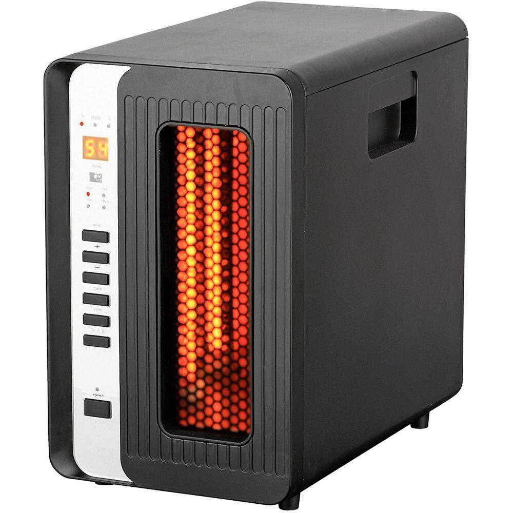 Optimus 8.10 in. 700-Watt Electric Portable Oil-Filled Radiator Heater ...
