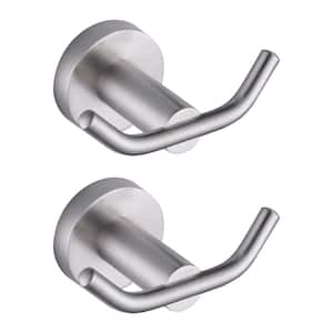 VEVETTA Wall Mount J-Hook Double Robe/Towel Hook Double Robe Hook in ...